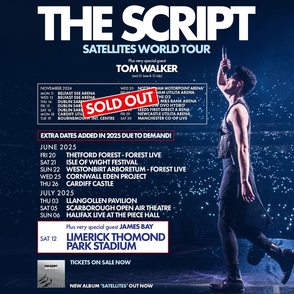 The Script Europe Tour 2025 – FestivalsandTours.eu