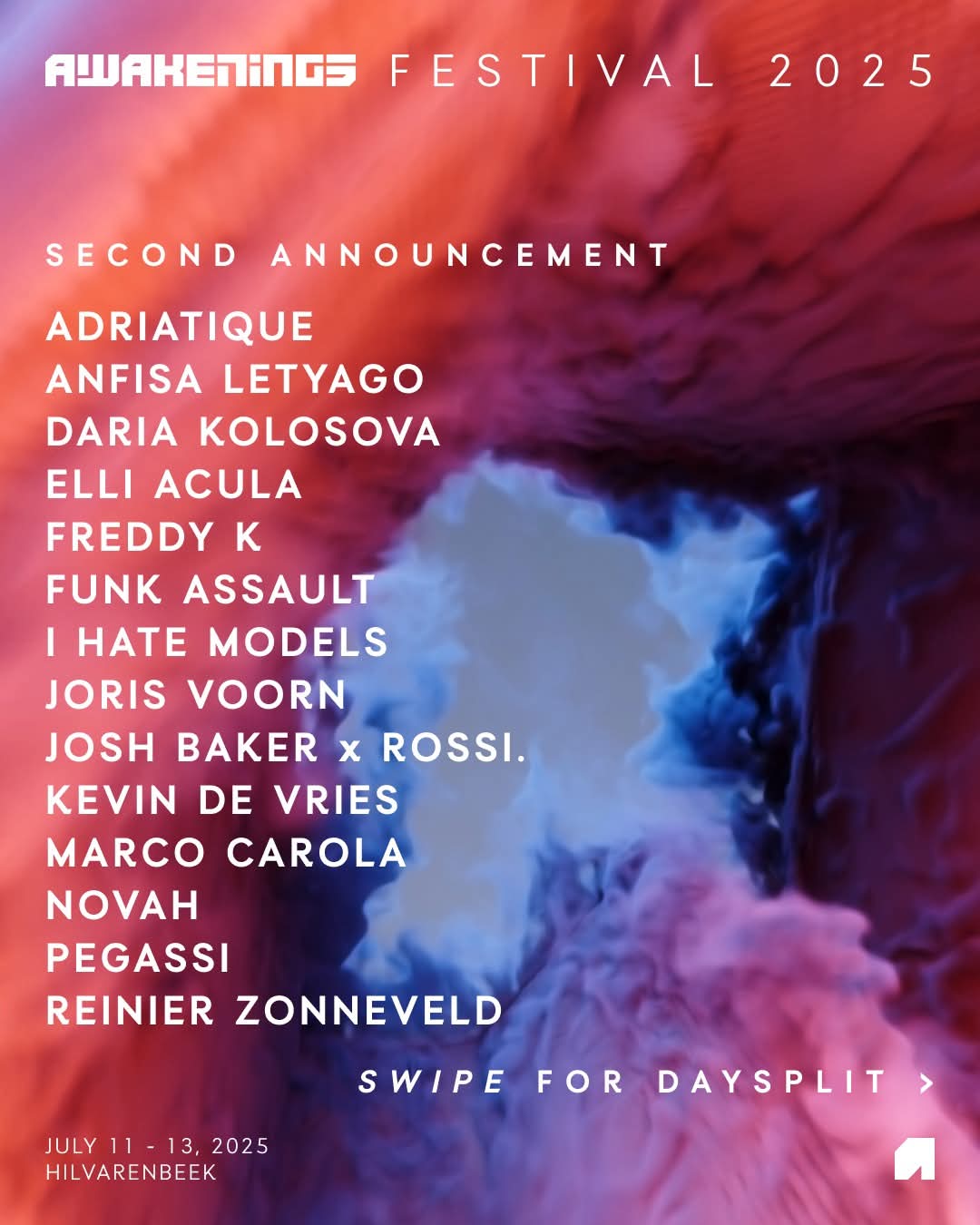 Awakenings Line-Up 2025: New Names Announced! - FestivalsandTours.eu