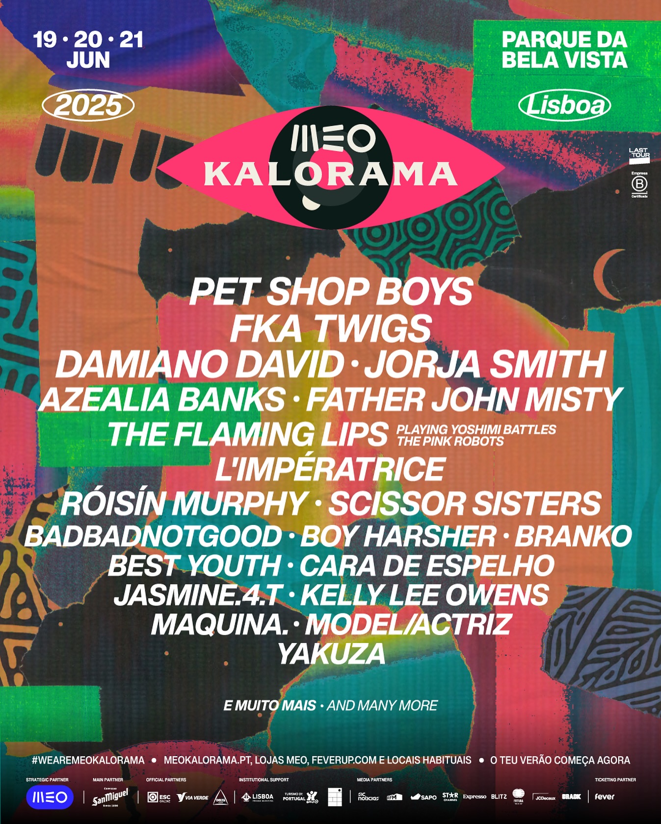 MEO Kalorama 2025: First Line-Up Announcement Brings FKA twigs, Damiano David, and More ...