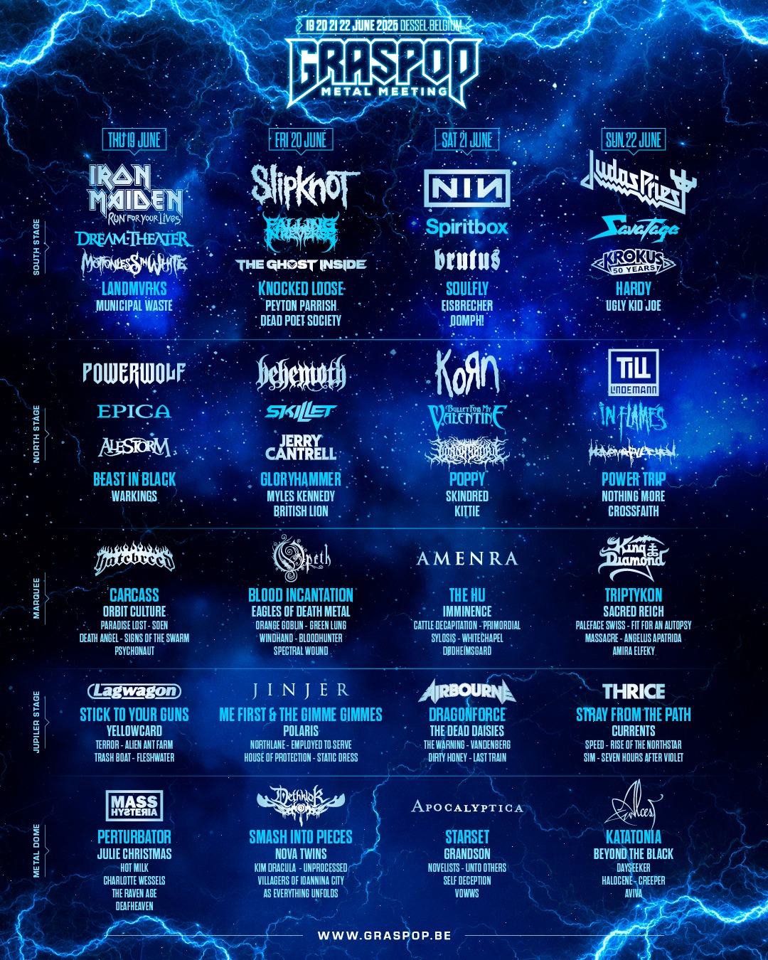 Graspop Metal Meeting 2025: Full Lineup Revealed! – FestivalsandTours.eu